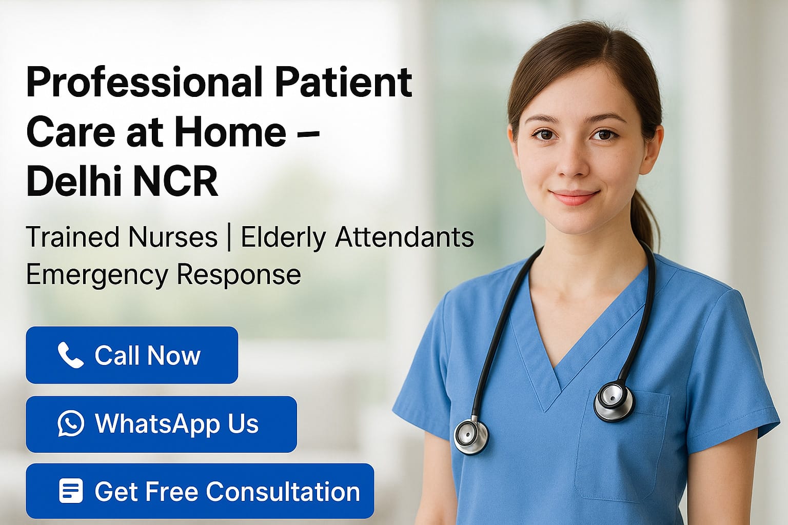 Patient Care Services at Home in Delhi NCR | Angel wings Care